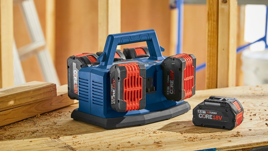 Bosch Power Tools Unveils Six-Bay Charger for Multiple 18V Batteries